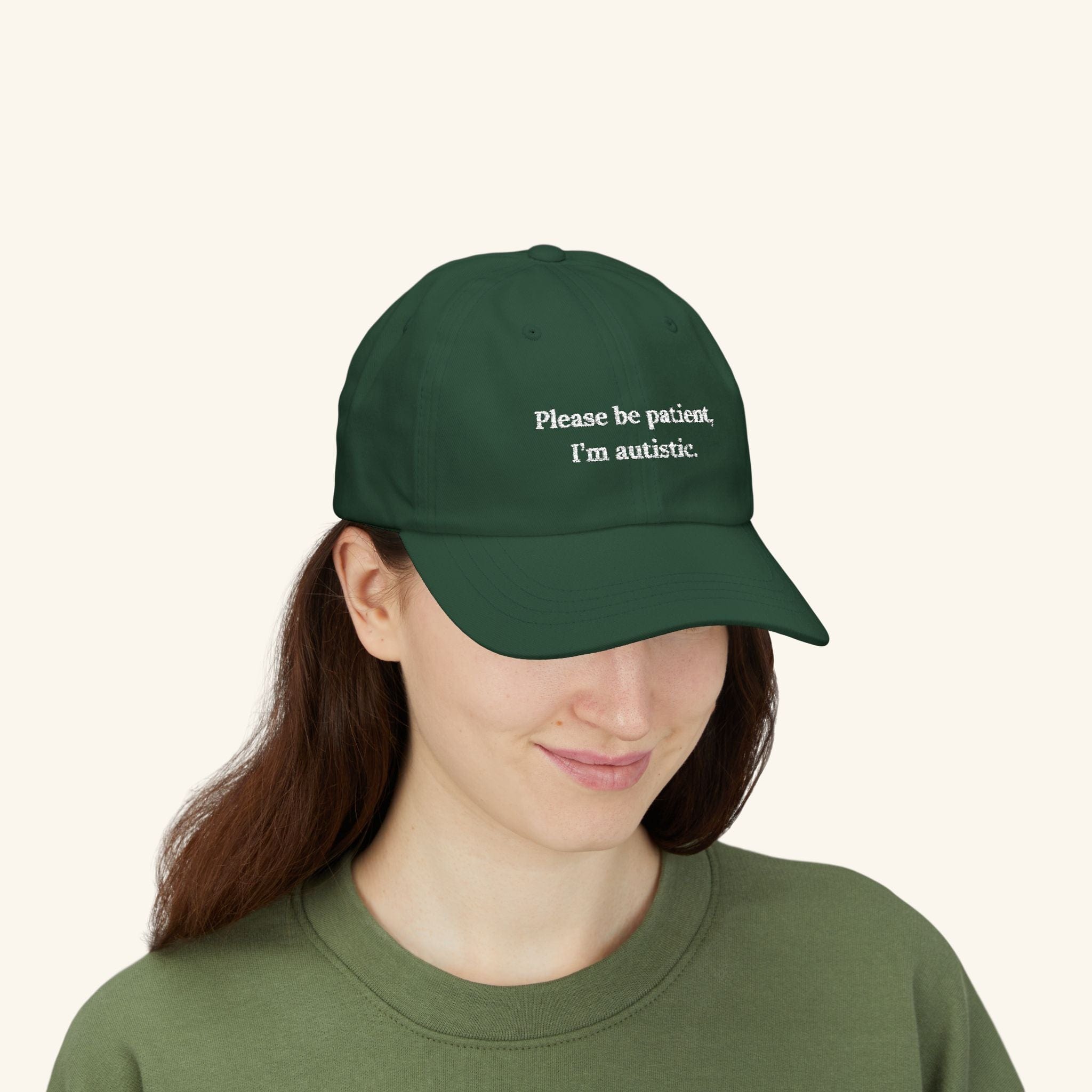 Please Be Patient I’m Autistic Hat | Embroidered Autism Cap by HeyASD